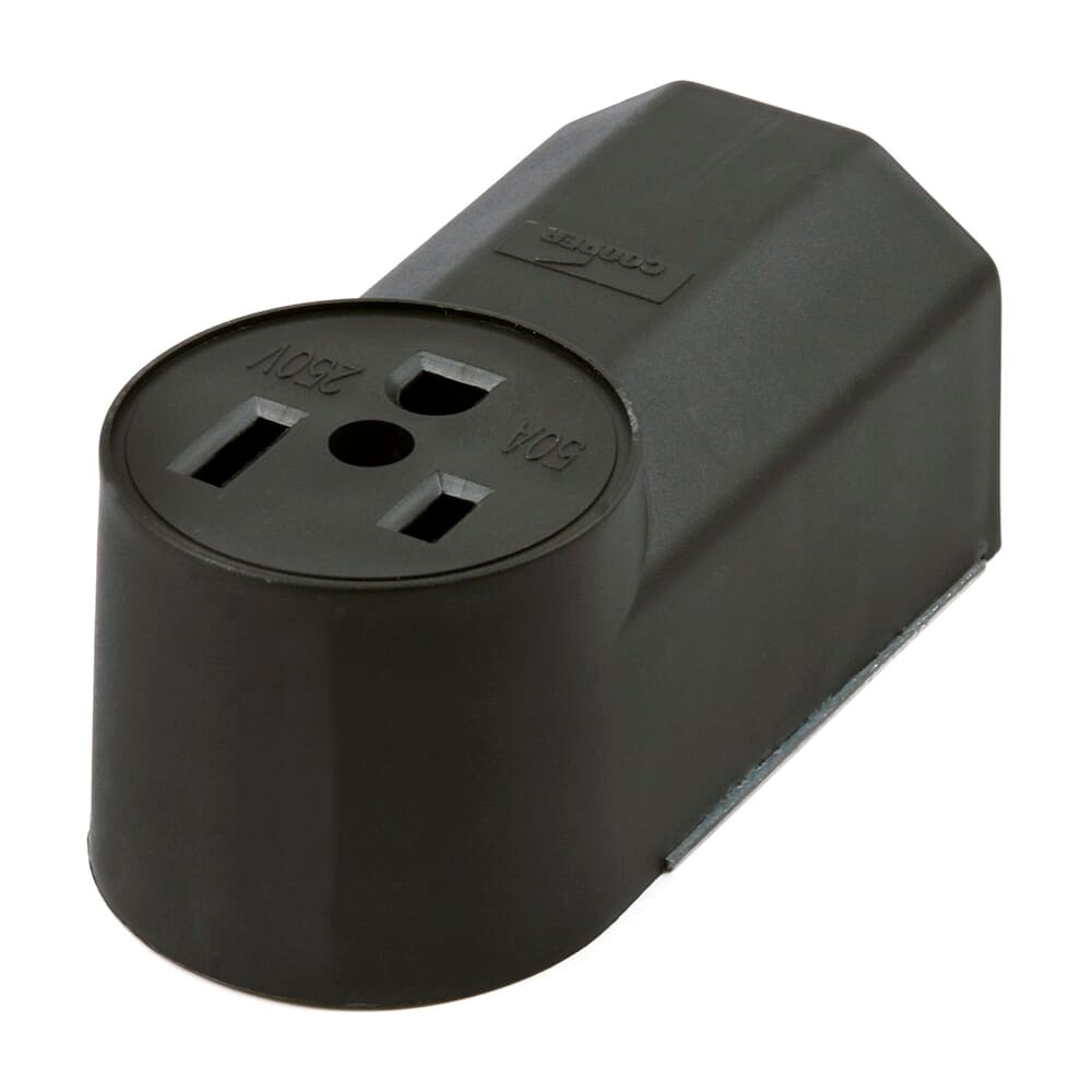 Plastic Wall Receptacle, 220-Volt (32534)