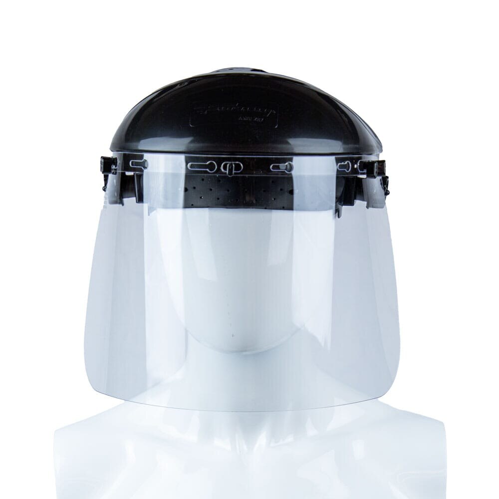 Face Shield with Ratchet-Type Headgear, Clear
